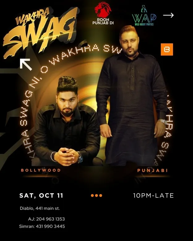 WAKHRA SWAG NIGHT | Winnipeg, Manitoba | Tixverse